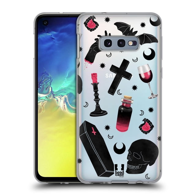 Head Case Designs Spooky Night Vampire Soft Gel Case Compatible with ...
