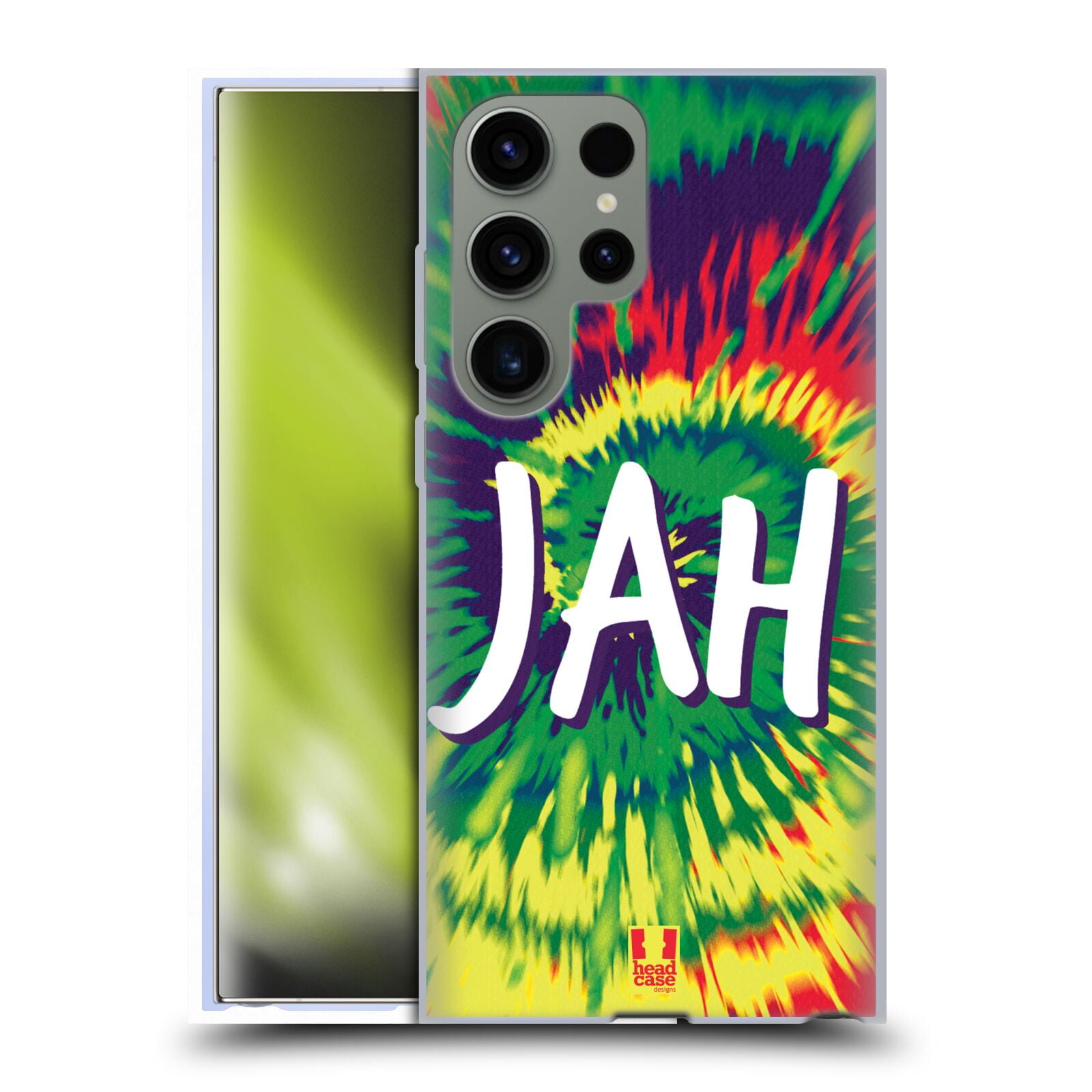 Head Case Designs Tie Dye Mix Jah Soft Gel Case Compatible with Samsung ...