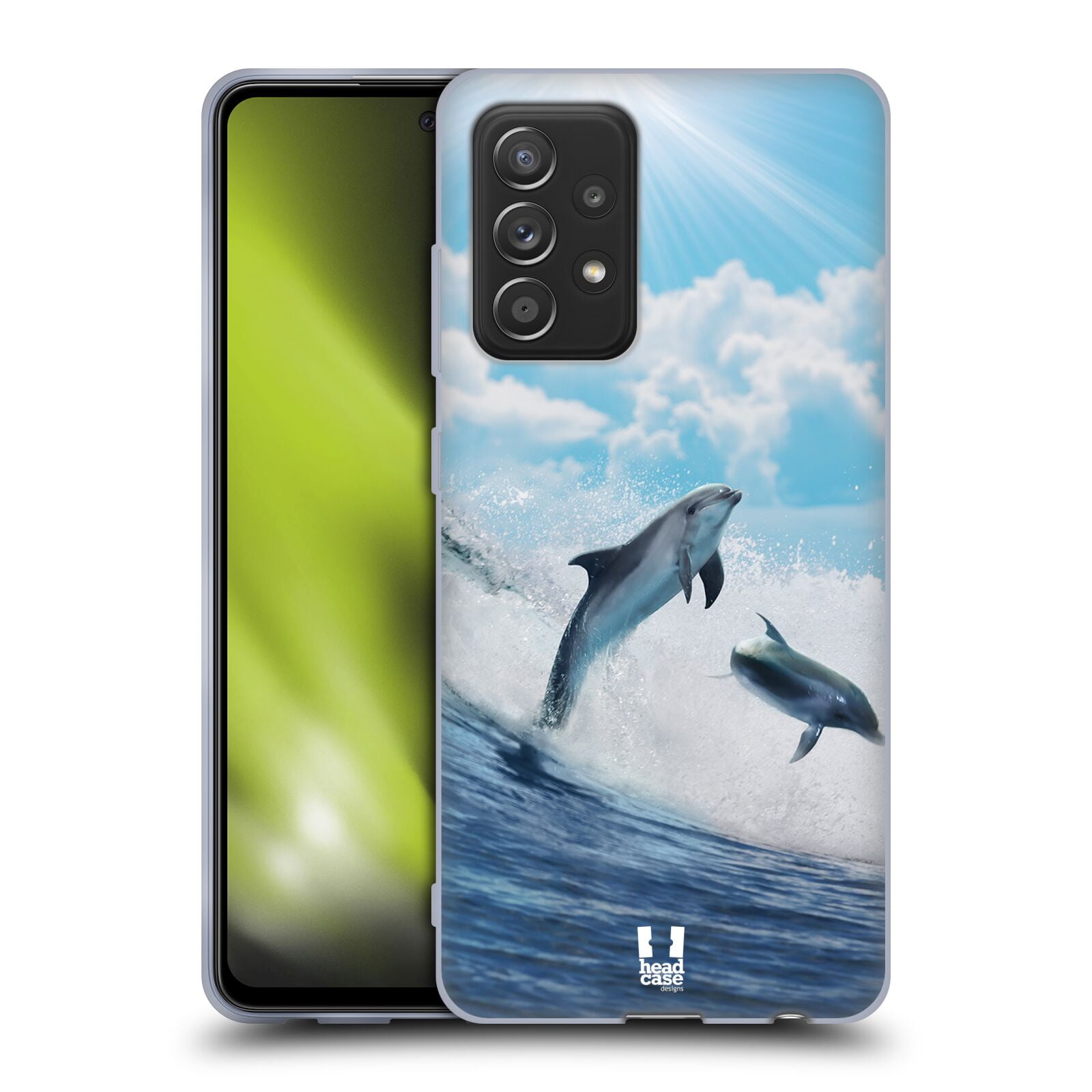 Head Case Designs Wildlife Happy Surfing Dolphins Soft Gel Case ...