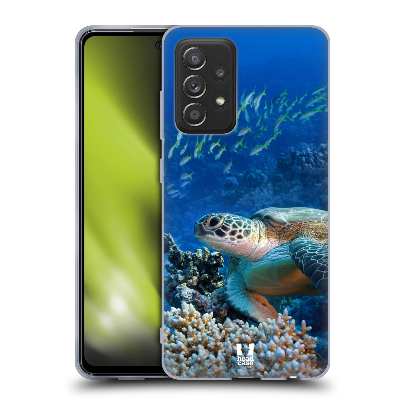 Head Case Designs Wildlife Sea Turtle Sitting On Coral Reef Soft Gel ...