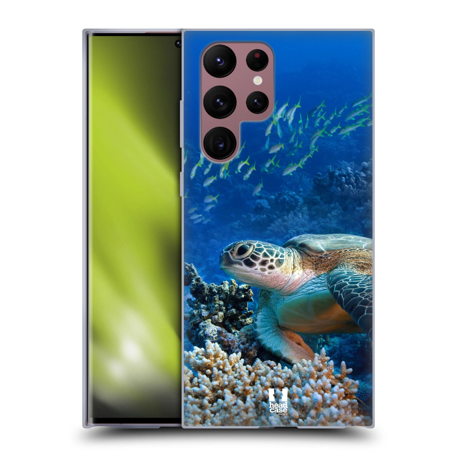 Head Case Designs Wildlife Sea Turtle Sitting On Coral Reef Soft Gel ...