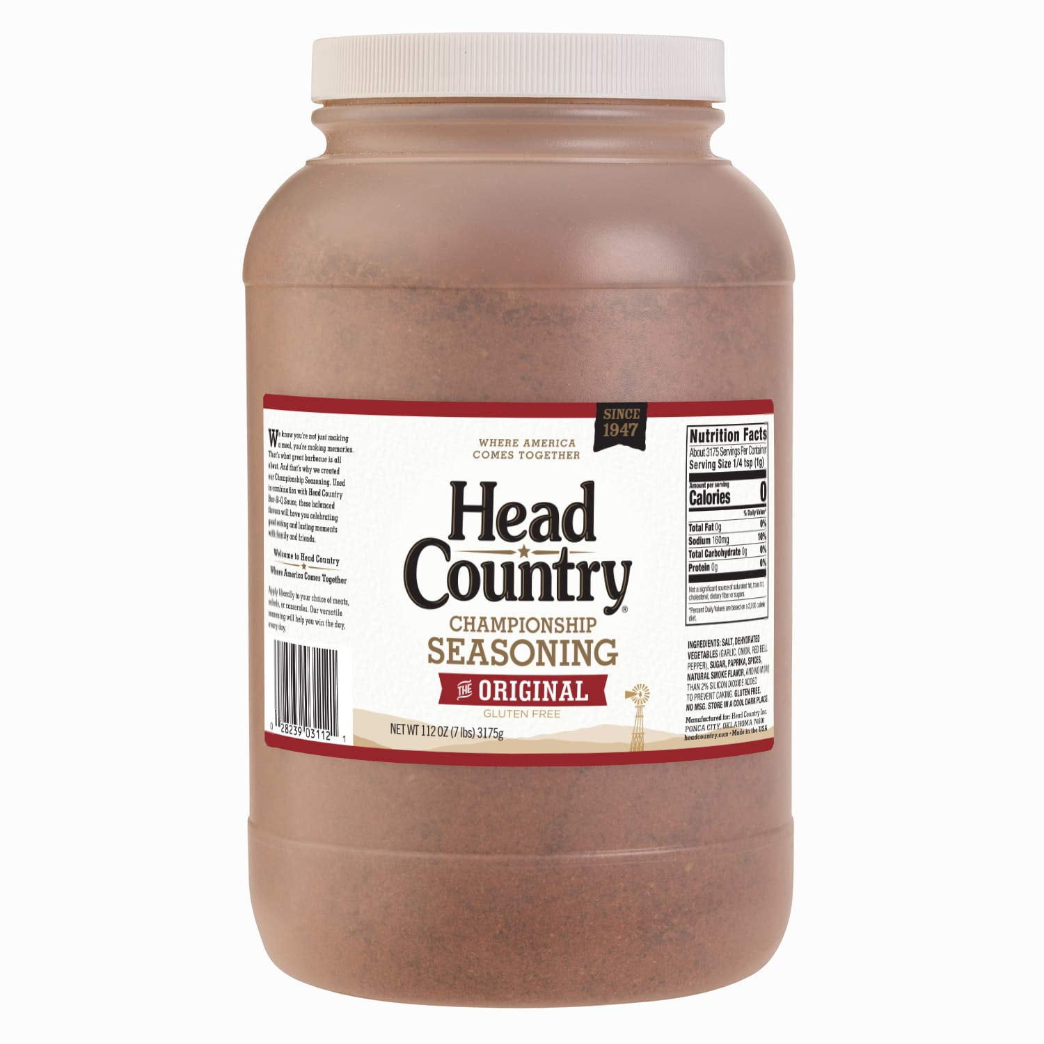 Head Country Bar-B-Q Championship BCF26 Seasoning, Original | Gluten ...