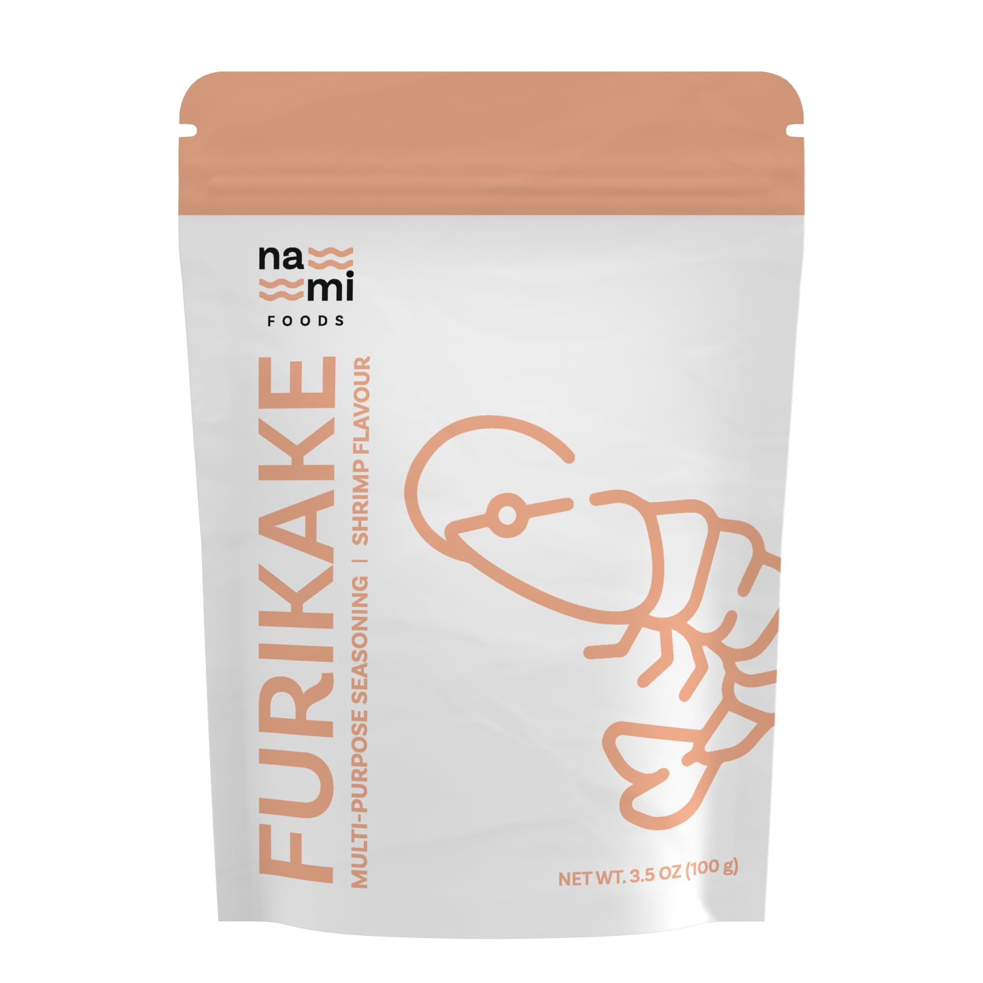 NAMI FOODS Furikake FEV6 Seasoning (100g, Shrimp) - Walmart.com