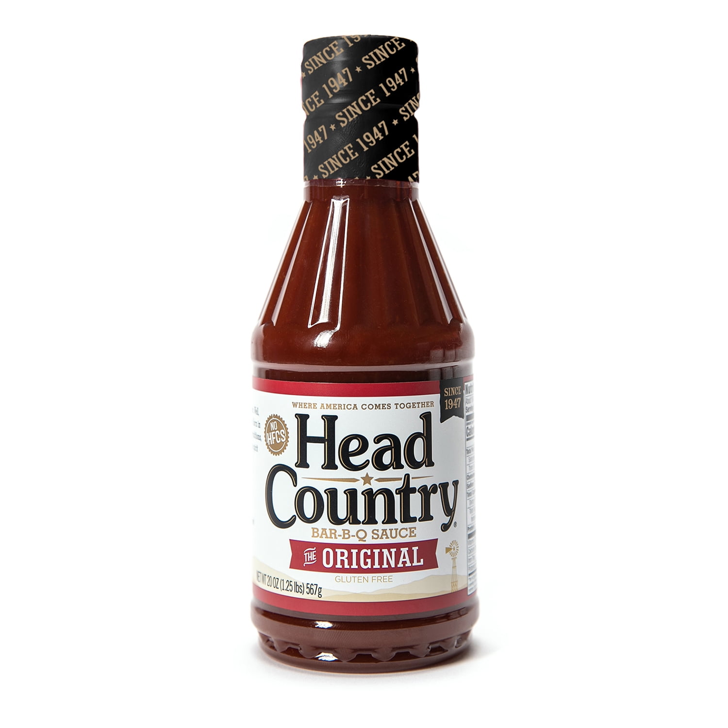 Head Country Bar-B-Q Original Sauce, Gluten Free, 20 Ounce, Pack of 1 ...