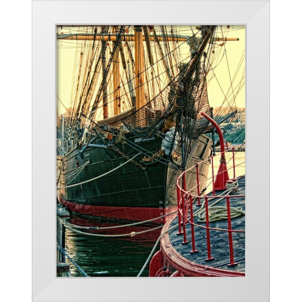Head, Danny 19x24 White Modern Wood Framed Museum Art Print Titled ...