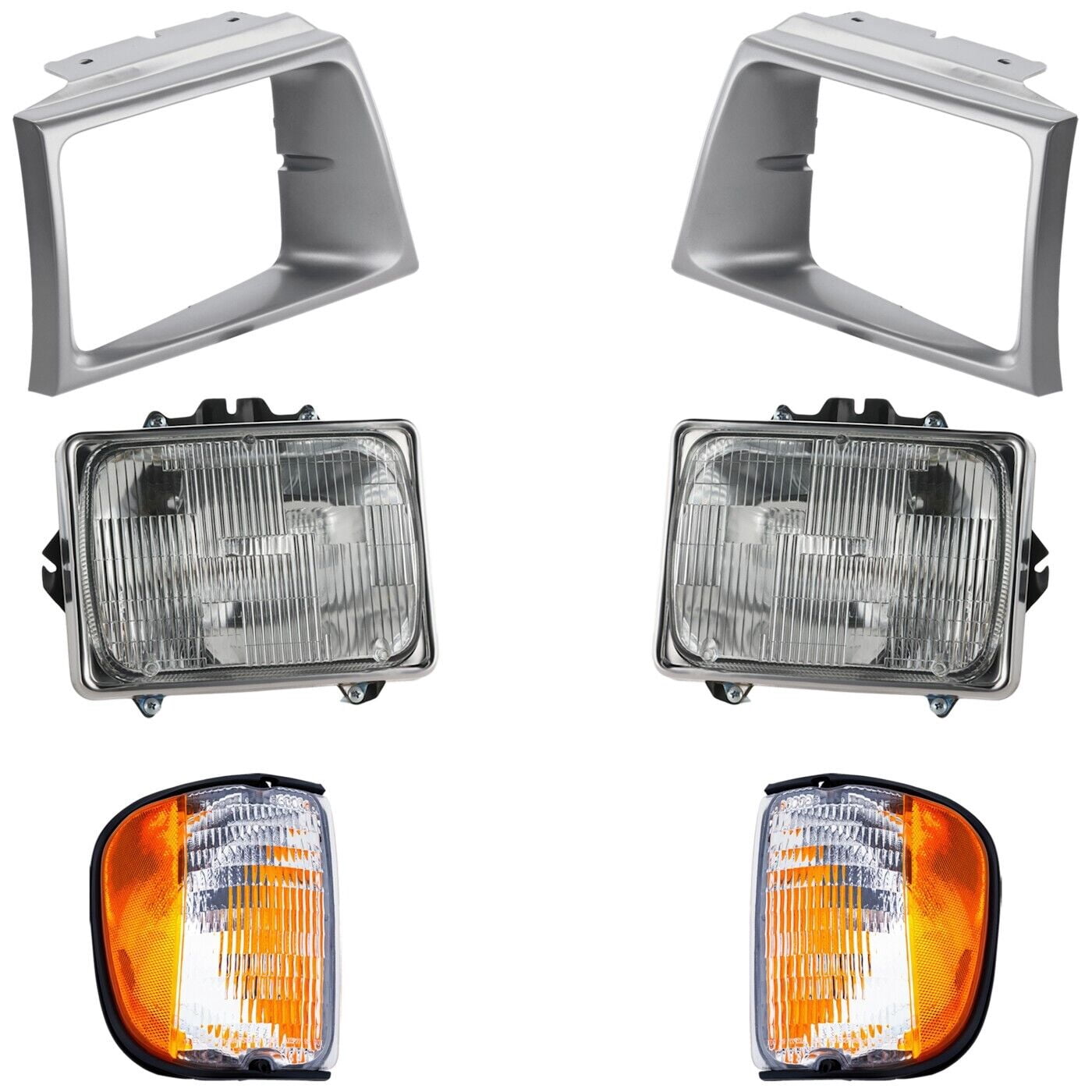 Head Driving Headlamp For Ford E150 For E250 For E350 For E450 For E550 ...