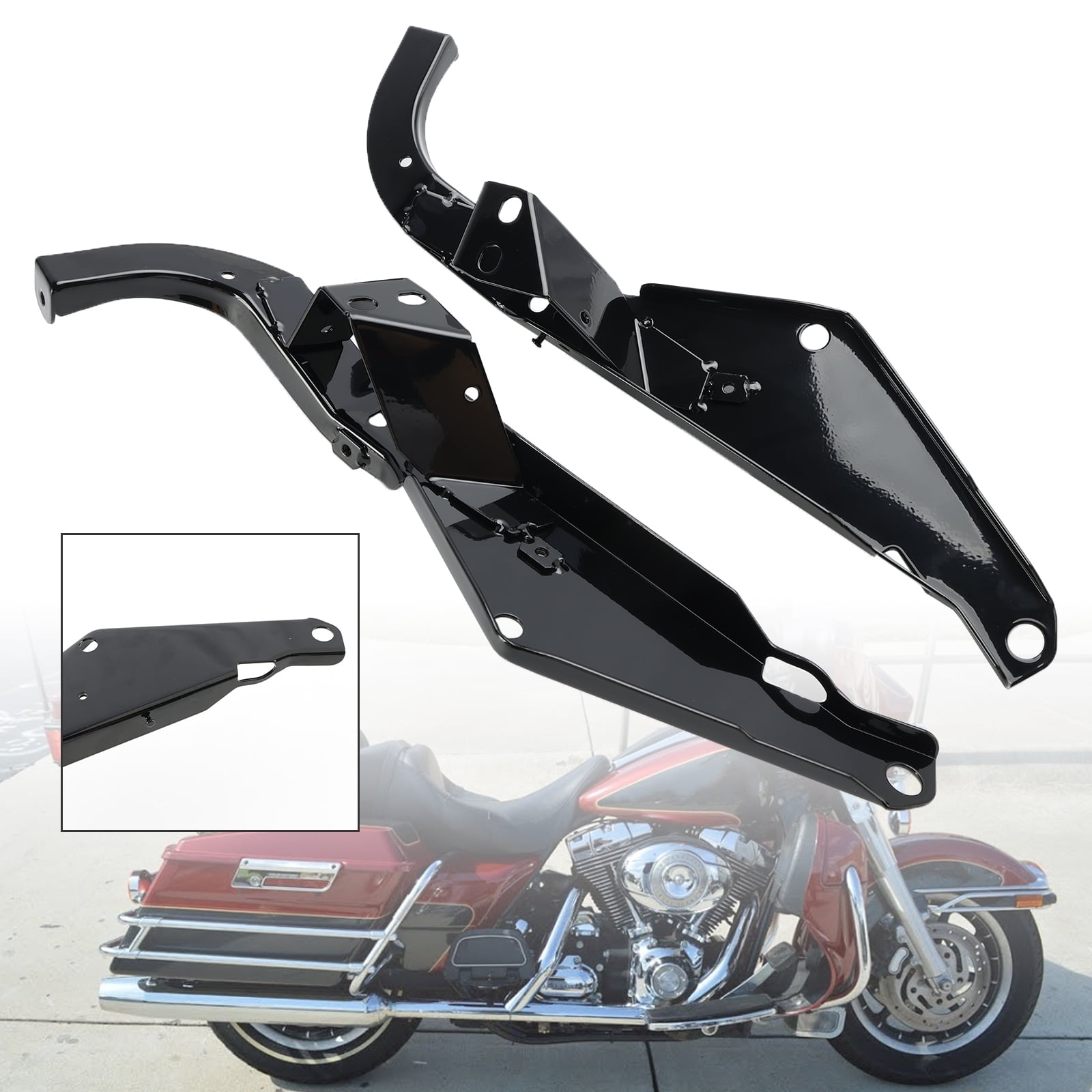 Head Fairing Support Mount Brackets For Touring Street Electra Glide ...