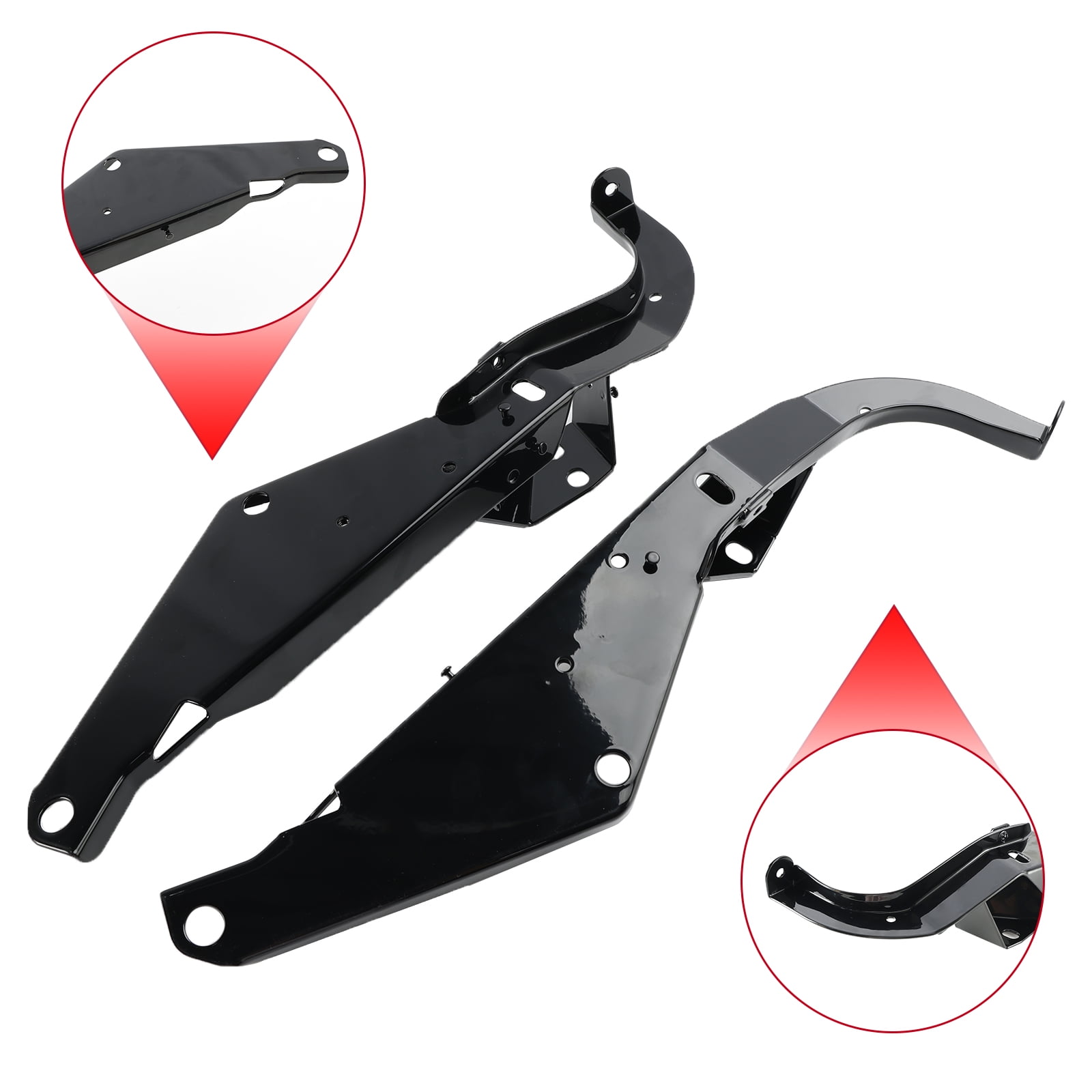 Head Fairing Support Mount Brackets For Touring Street Electra Glide ...