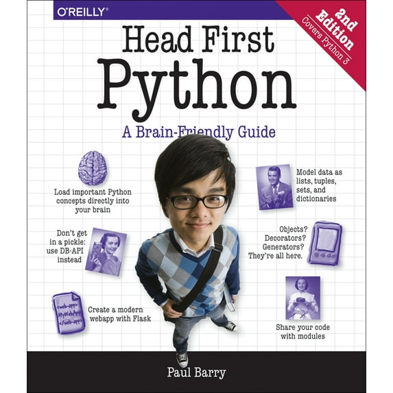 Free Shipping! Head First Python: A Brain-Friendly Guide - Walmart.com ...