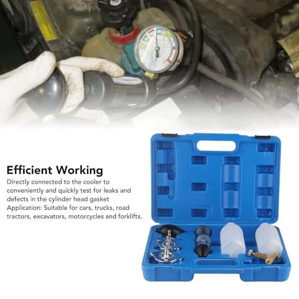 Head Gasket Leak Tester Kit, 8Pcs CO2 Cylinder Head Leakage Detector ...
