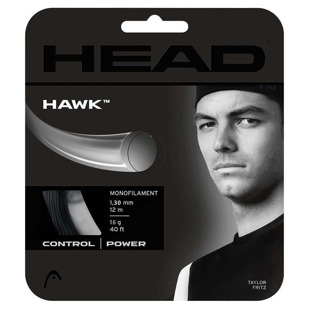 HEAD Hawk Set Tennis String (Black, 16) - Walmart.com