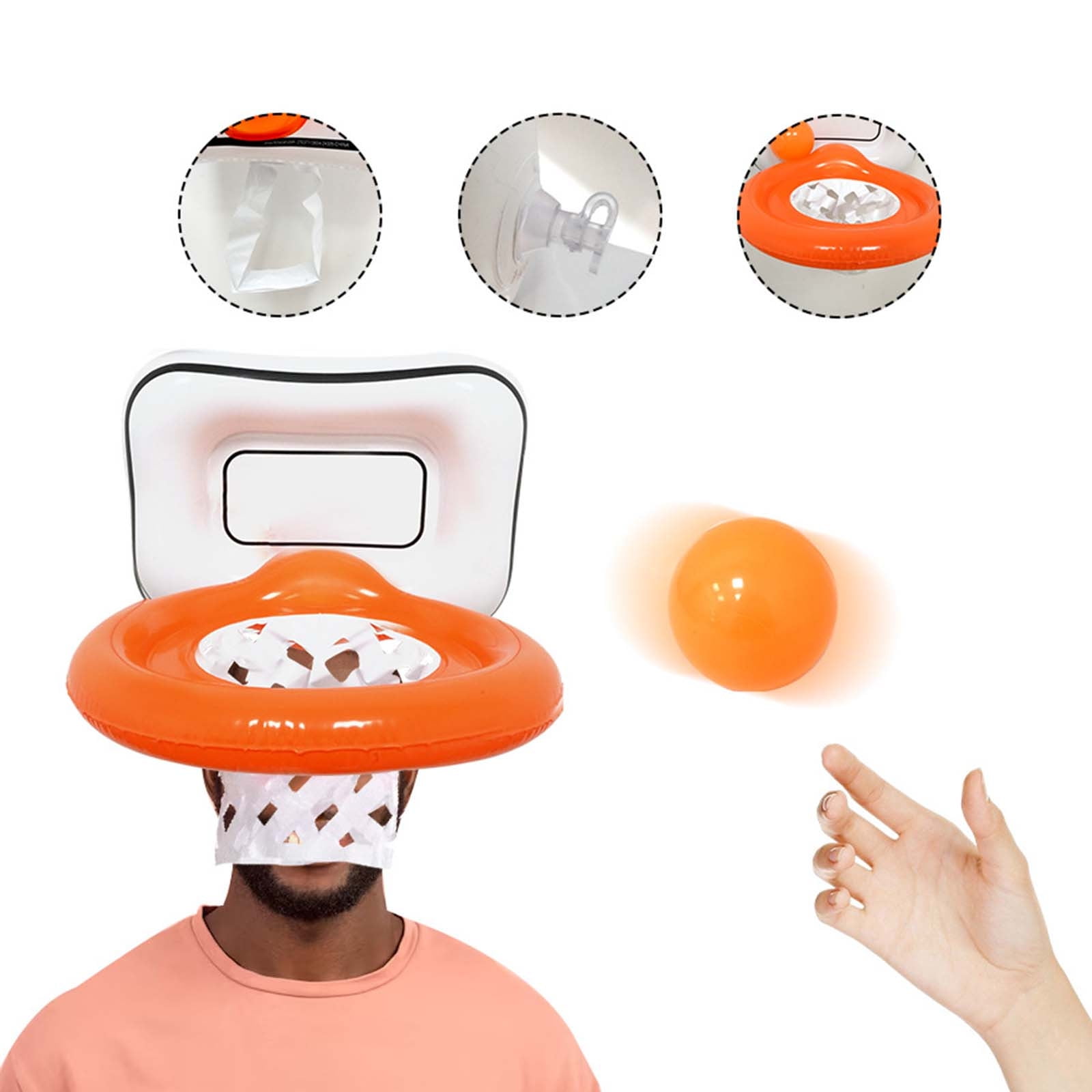 Head Hoop Basketball Party Game Set For Adult Carnival Game Adjustable ...