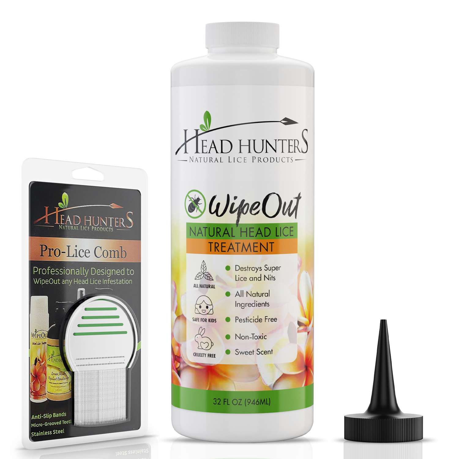 Head Hunters Naturals Pro-Lice Family Treatment Kit 32oz - Walmart.com
