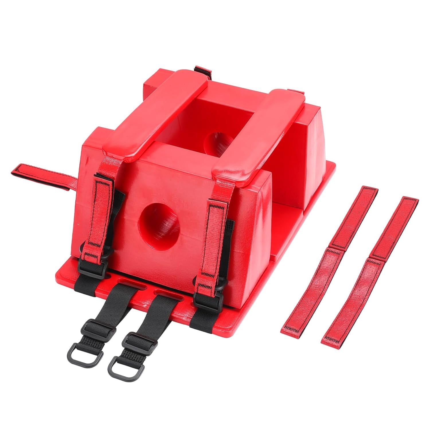 Head Immobilizer with Straps,Red Emergency Head Immobilizer Lifeguard ...