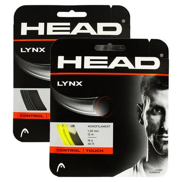 Head Lynx Touch Tennis String Transparent Black ( 16G ) - Walmart.com