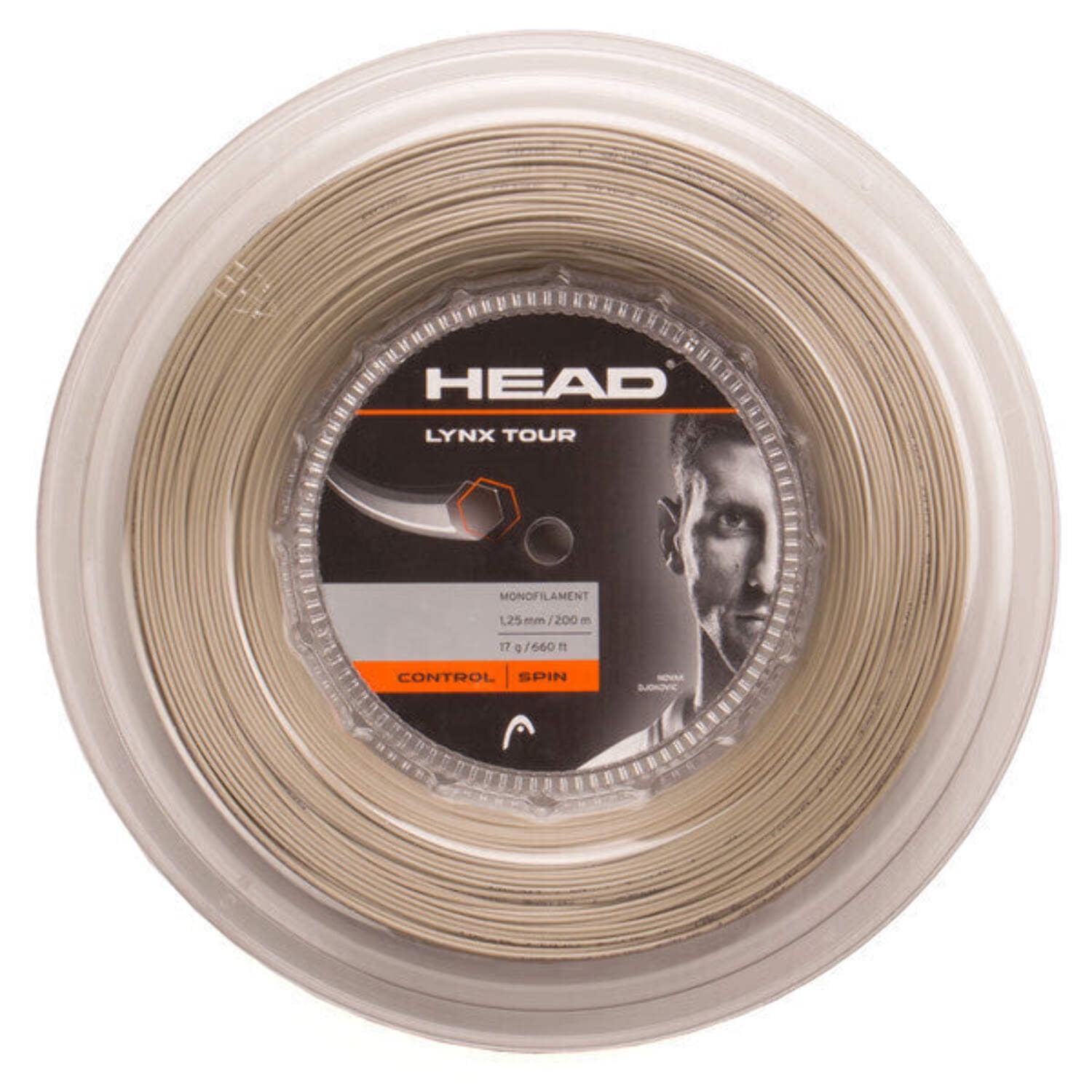 Head Lynx Tour 17g Tennis String Reel 200m 1.25mm Control Spin ...