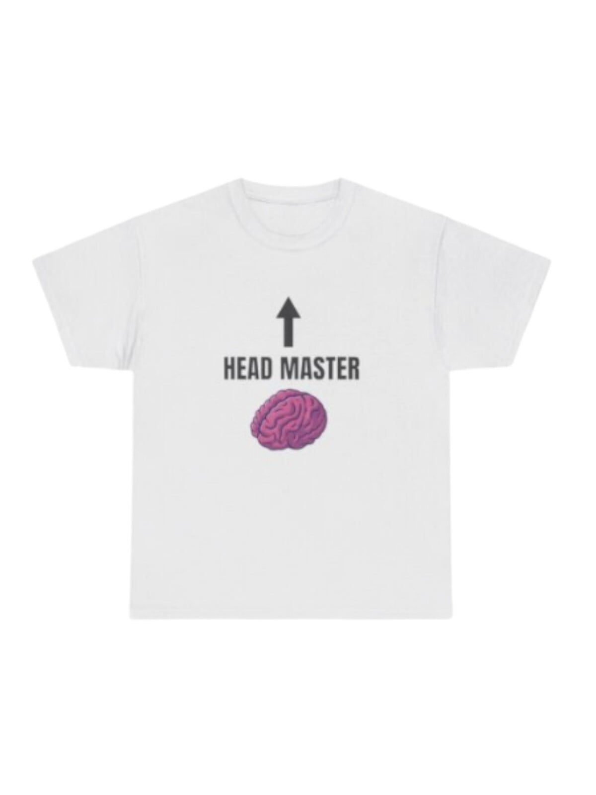 Head Master Brain Mens T-shirt Gym Funny Joke Laugh Dad Mate Rude Humor ...