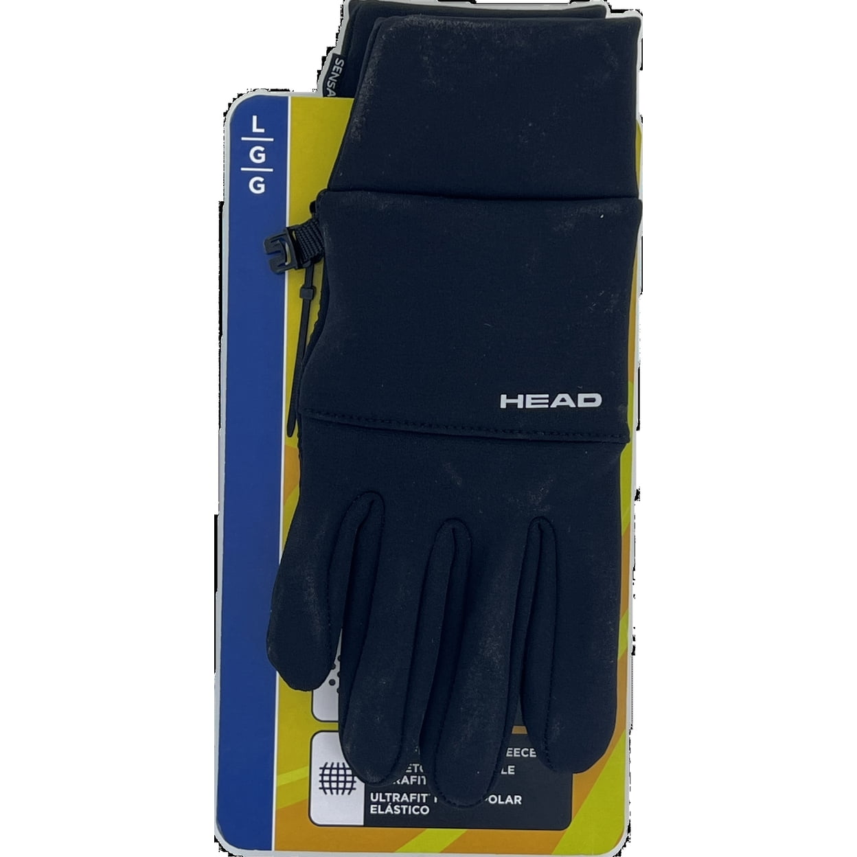 Head Men's Touchscreen Running Gloves, 1 Pair, Large (Black) - Walmart.com