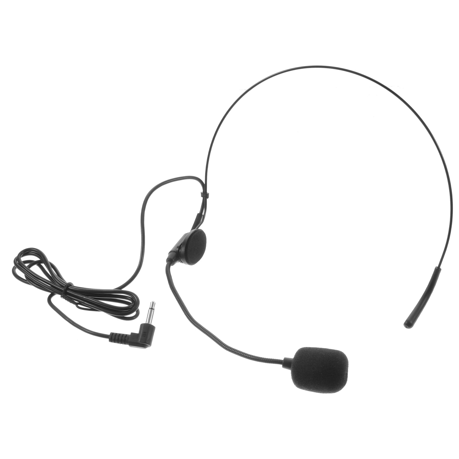 Head Microphone Lightweight Over Head 3.5mm Headset Microphone Portable ...