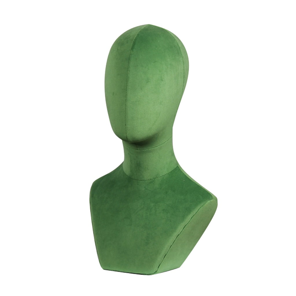 Head Mold Dummy Head Hat Wig Scarf Jewelry Display Rack Window Display ...