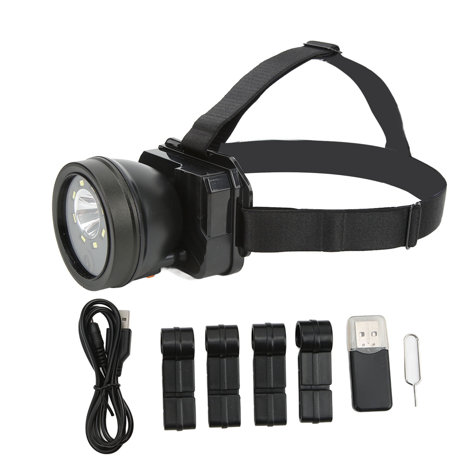 Head Mounted Action Camera 1080P HD Video Camcorder Led Headlamp ...
