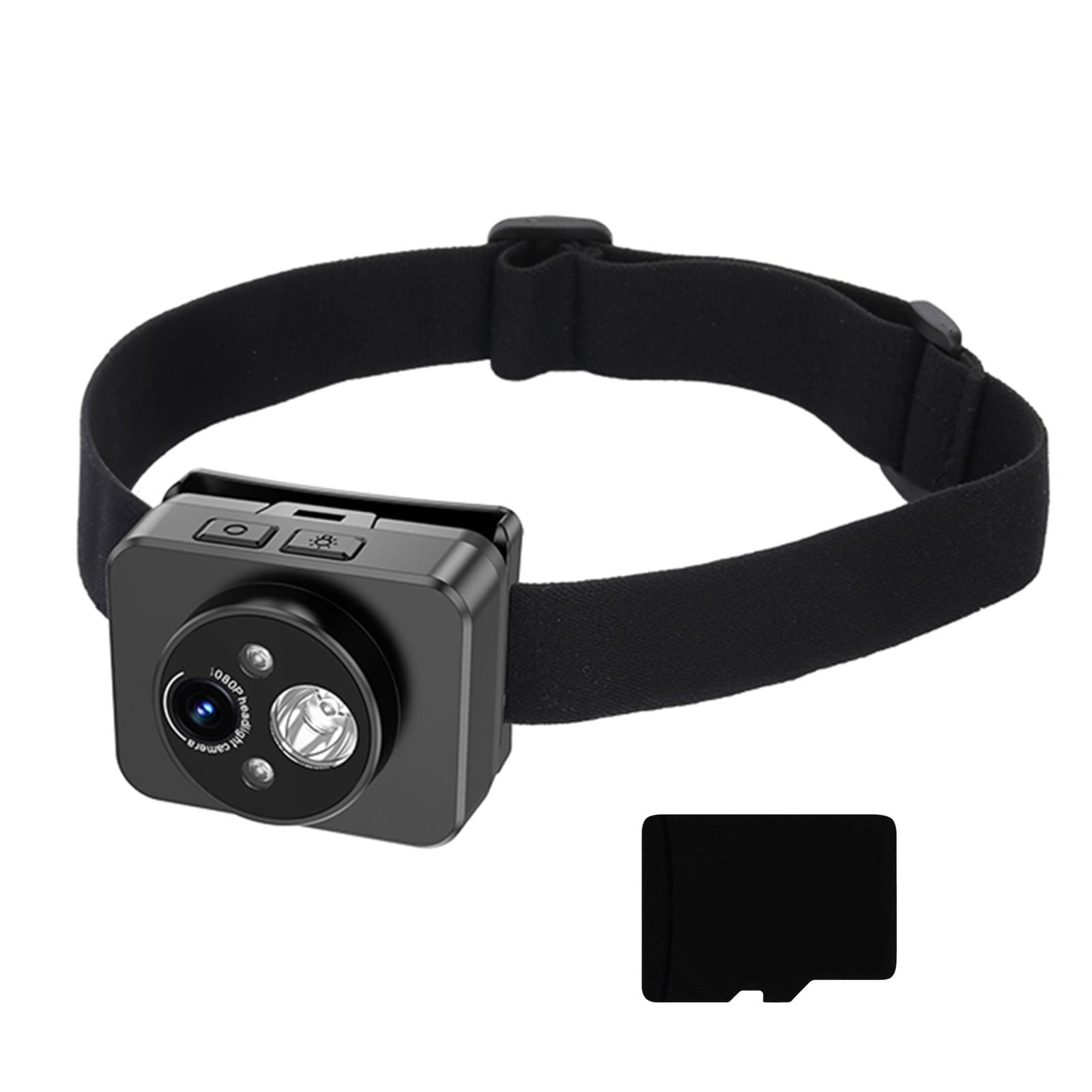 Head Mounted Camera 120°Wide Angles Night Sights Headlamp Camera ...