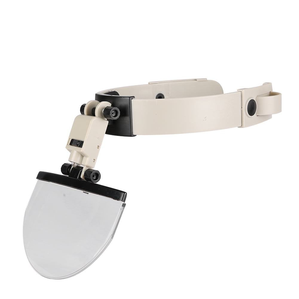Head Mounted Eye Magnifying Glass Jewelry Watch Repair Magnifier Loupe ...