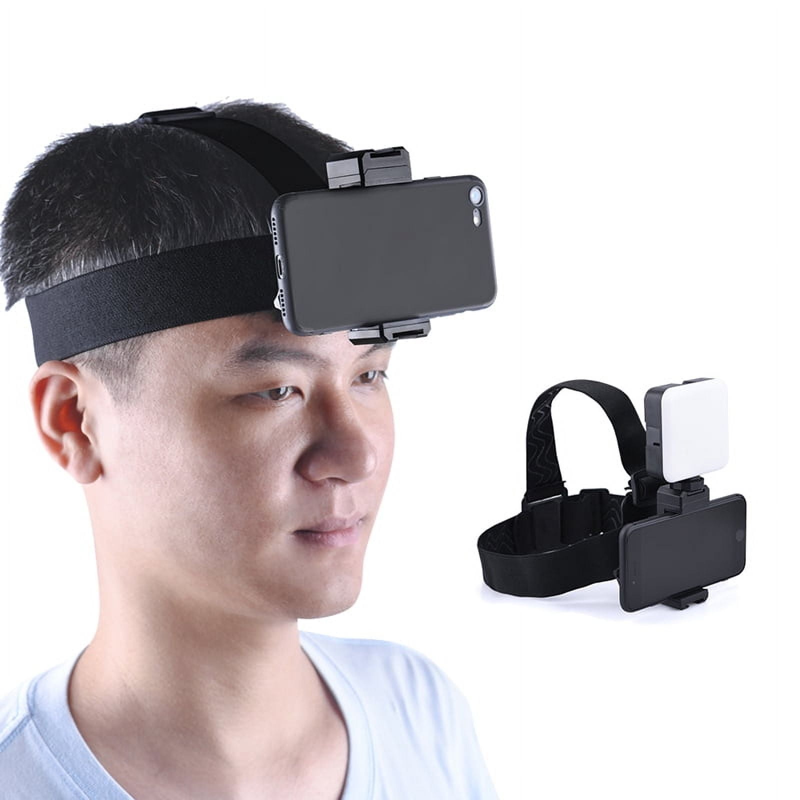 Head-Mounted Mobile Phone Holder First-Person View Video Outdoor Live ...