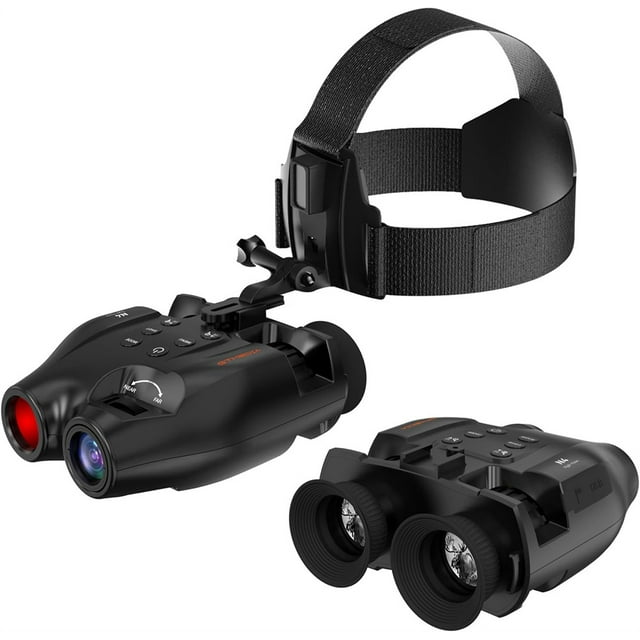 Head-Mounted Night Vision Goggles with 32GB TF Card,5X Digital Zoom ...