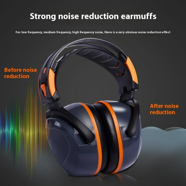 Head Mounted Soundproof And Comfortable Noise Proof Earmuffs - Walmart ...