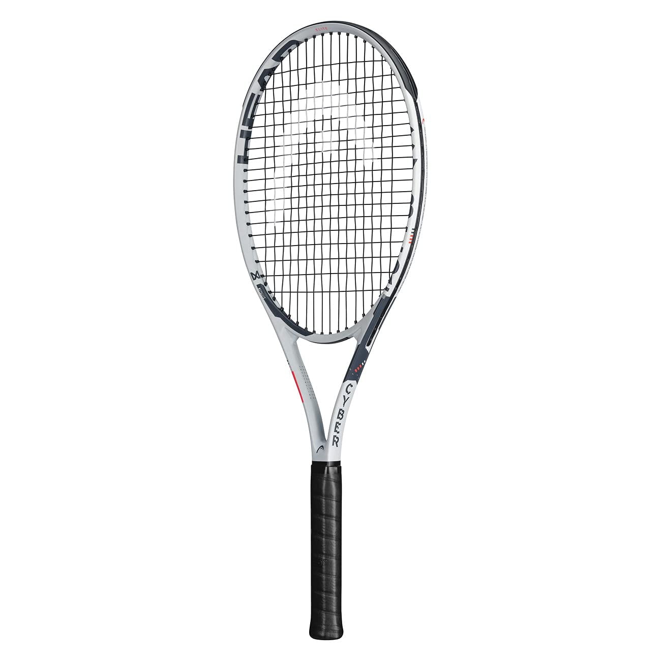 Head Mx Cyber Elite Tennis Racquet, Black & Grey (Strung) Grip Size ...