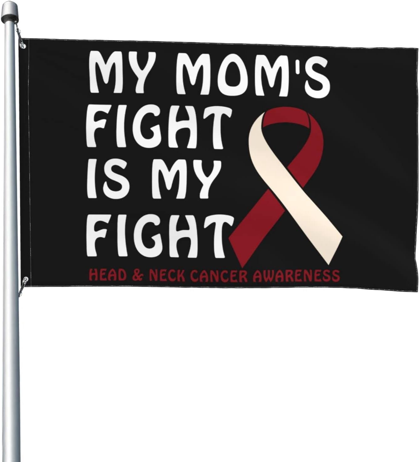 Head & Neck Cancer Awareness Flags 4x6 Ft Banner Patio Lawn & Garden ...
