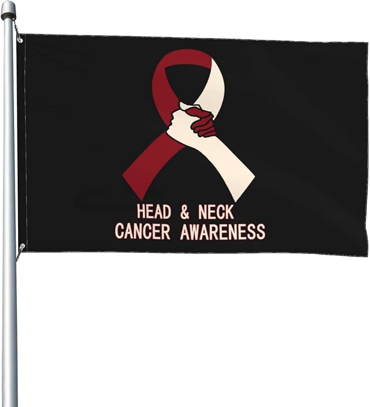 Head & Neck Cancer Awareness Flags 4x6 Ft Banner Patio Lawn & Garden ...