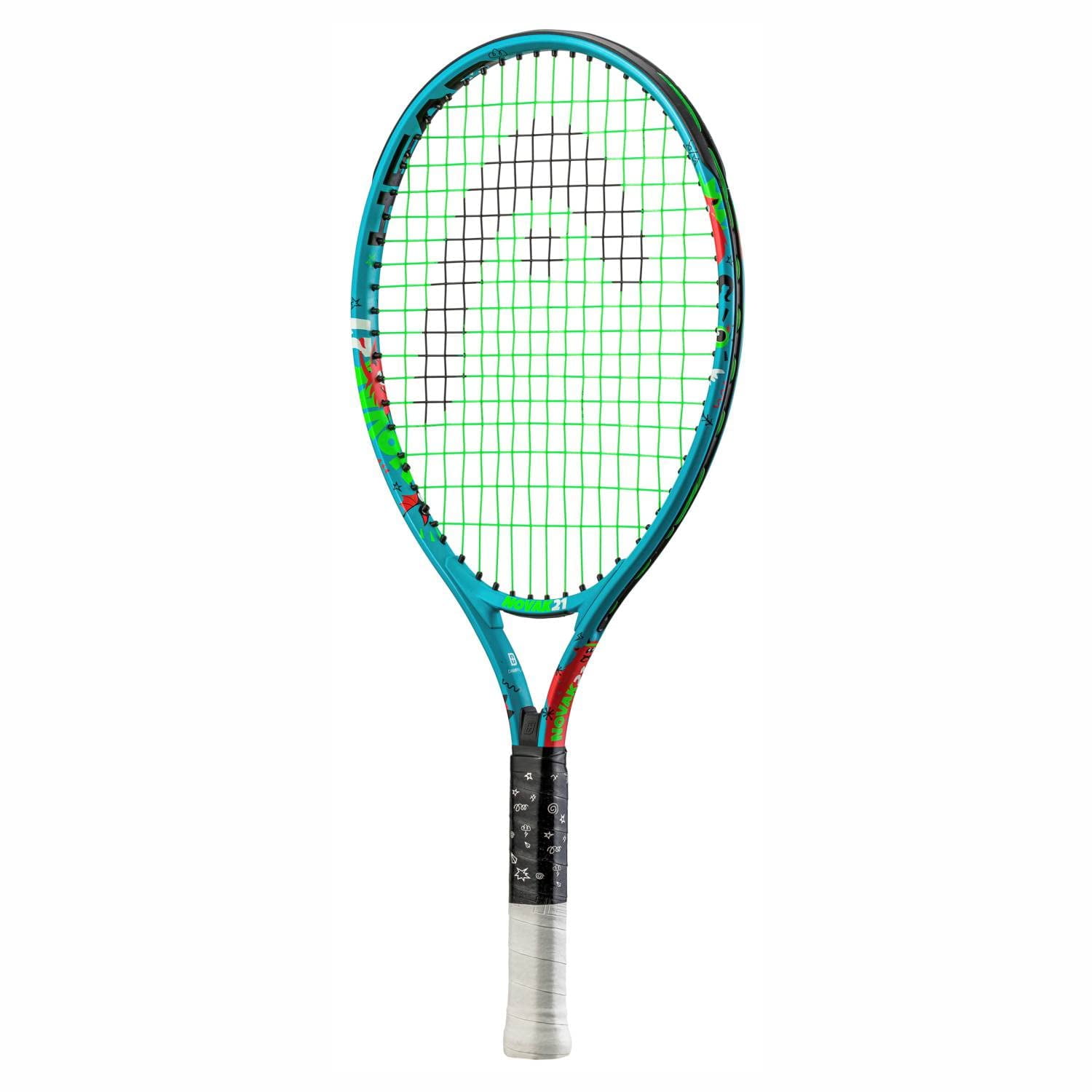 Head Novak 21 Alloy Tennis Racquet (Neon) | Aluminium, Grip Size: G3 ...