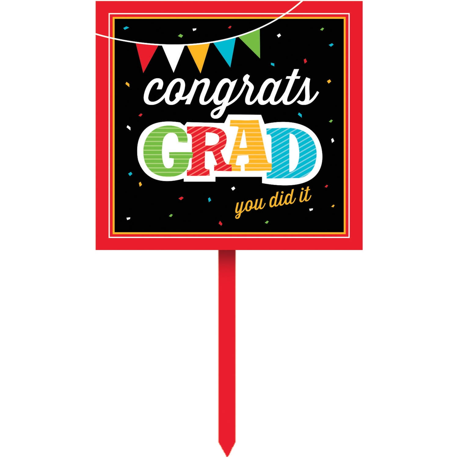 Head Of The Class Yard Sign, Each - Walmart.com