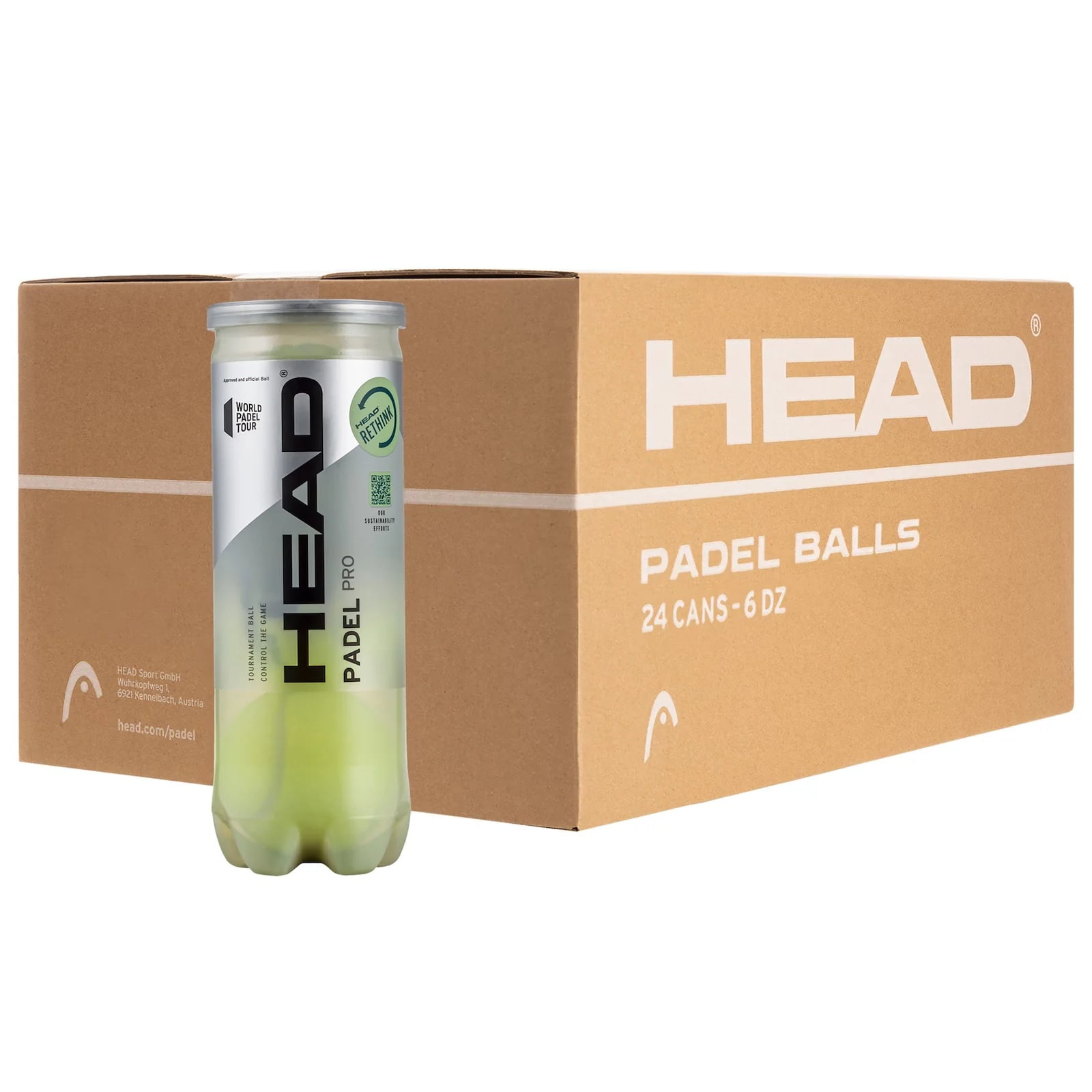 Head Padel Pro Ball Case (24 Cans) - Walmart.com