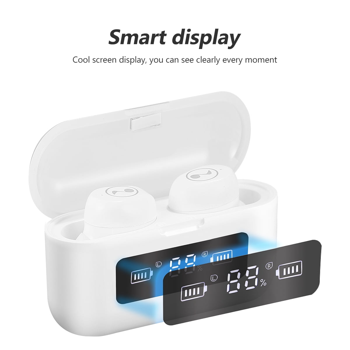 Head Phones Smart Wireless Headset Waterproof Wireless Earphone Noise ...