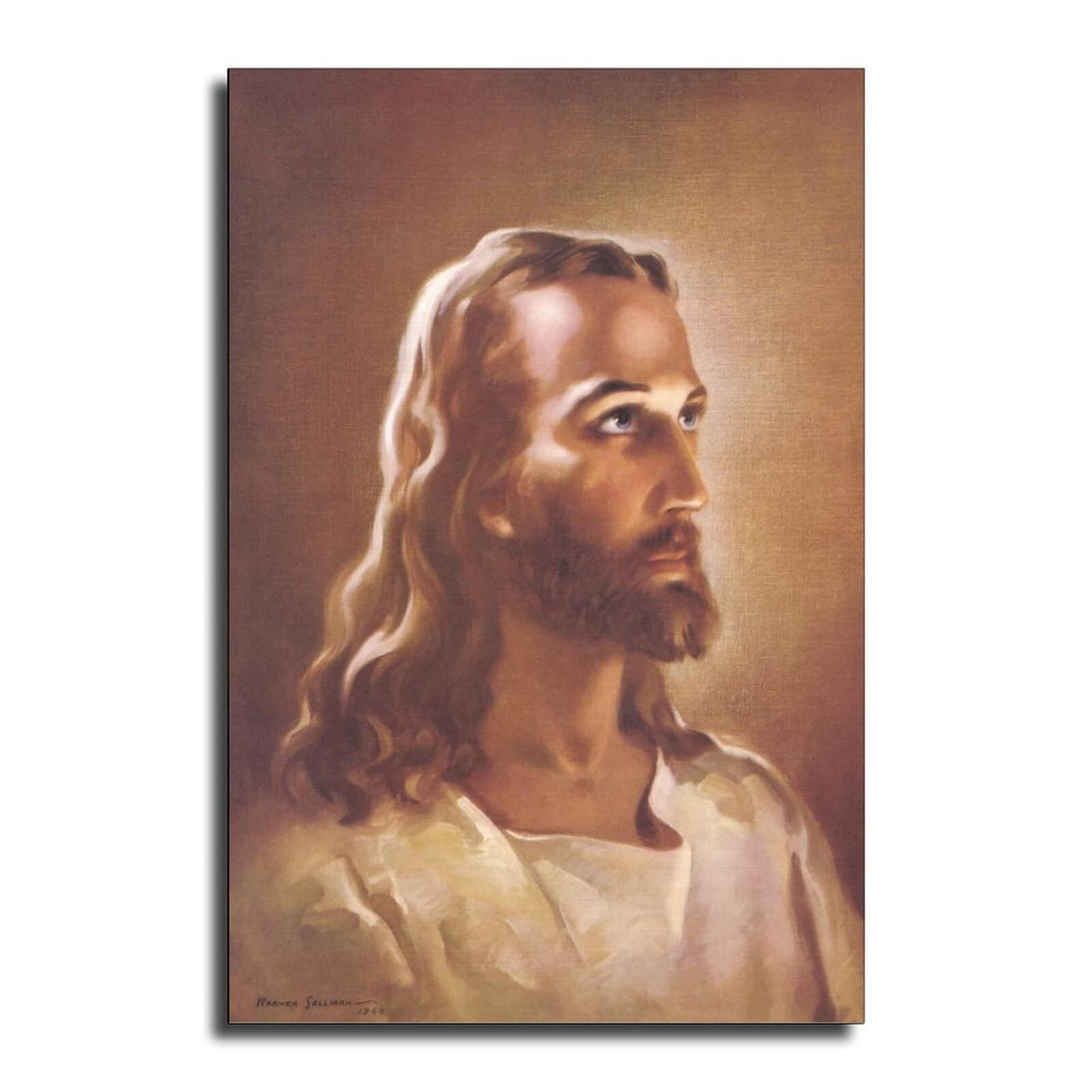Head Portrait of Christ Jesus Canvas Art And Wall Art Picture Print ...