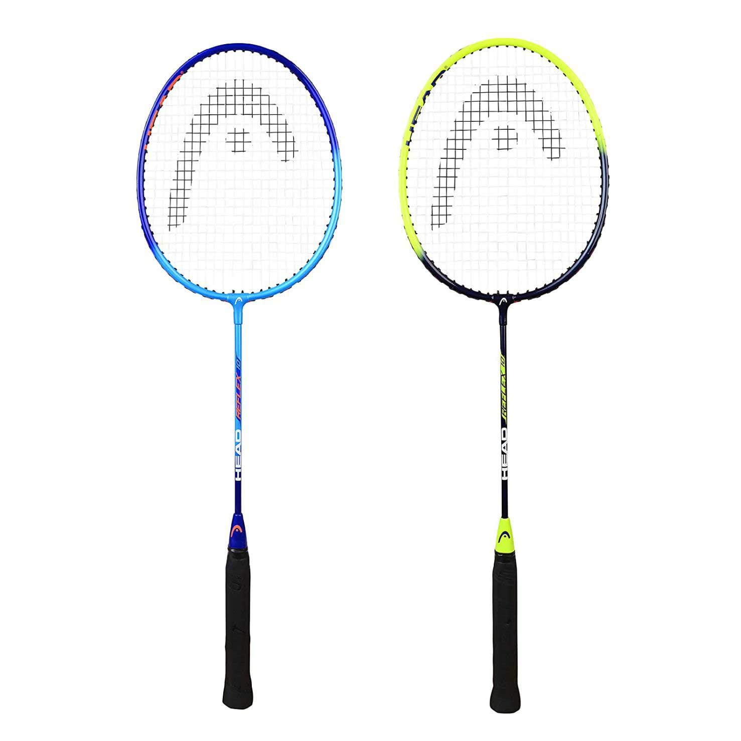 Head Reflex 10 T-Joint Aluminium Badminton Racquet, Pack Of 2 Pcs ...
