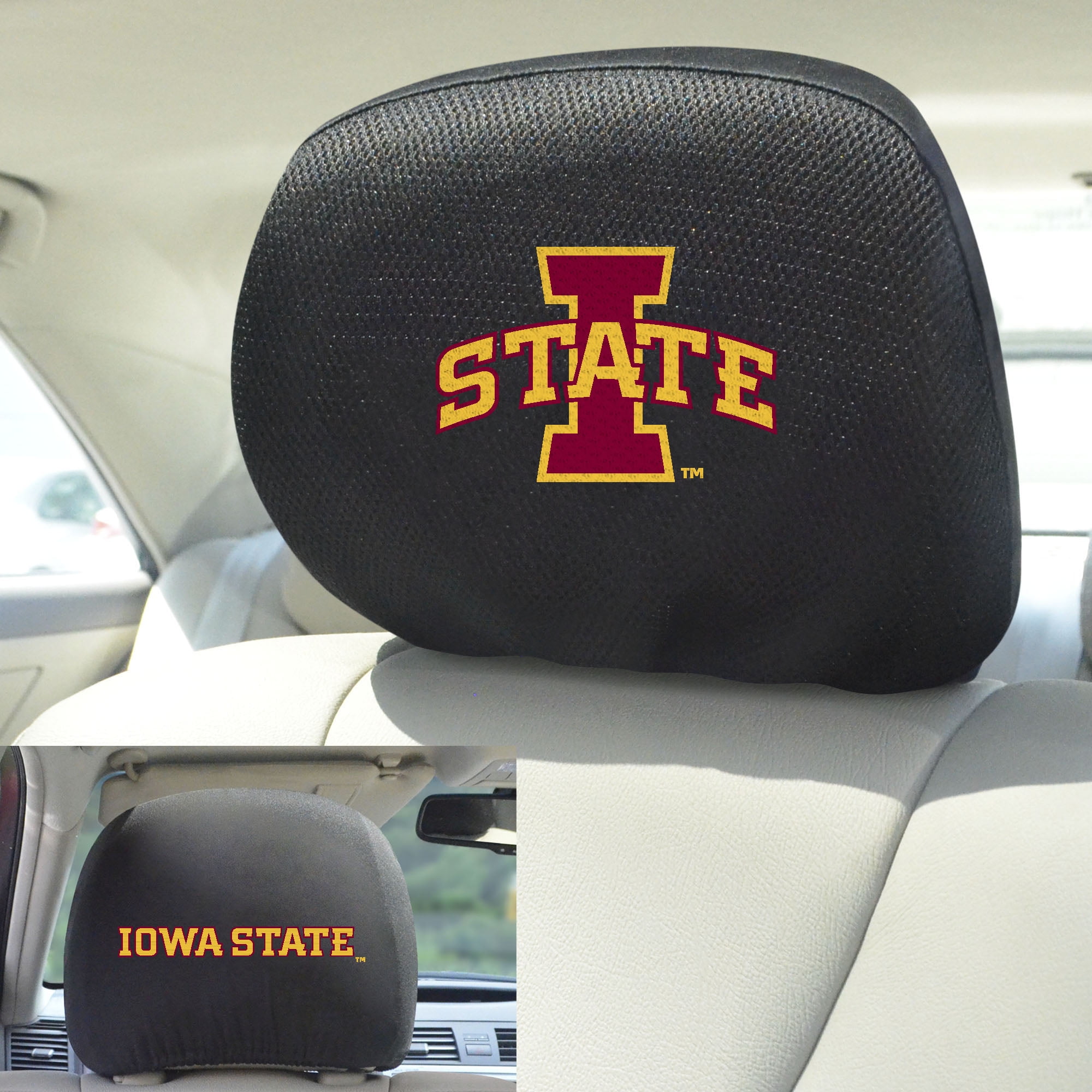 Head Rest Cover - Cyclones Iowa State University 10"x13" - Walmart.com