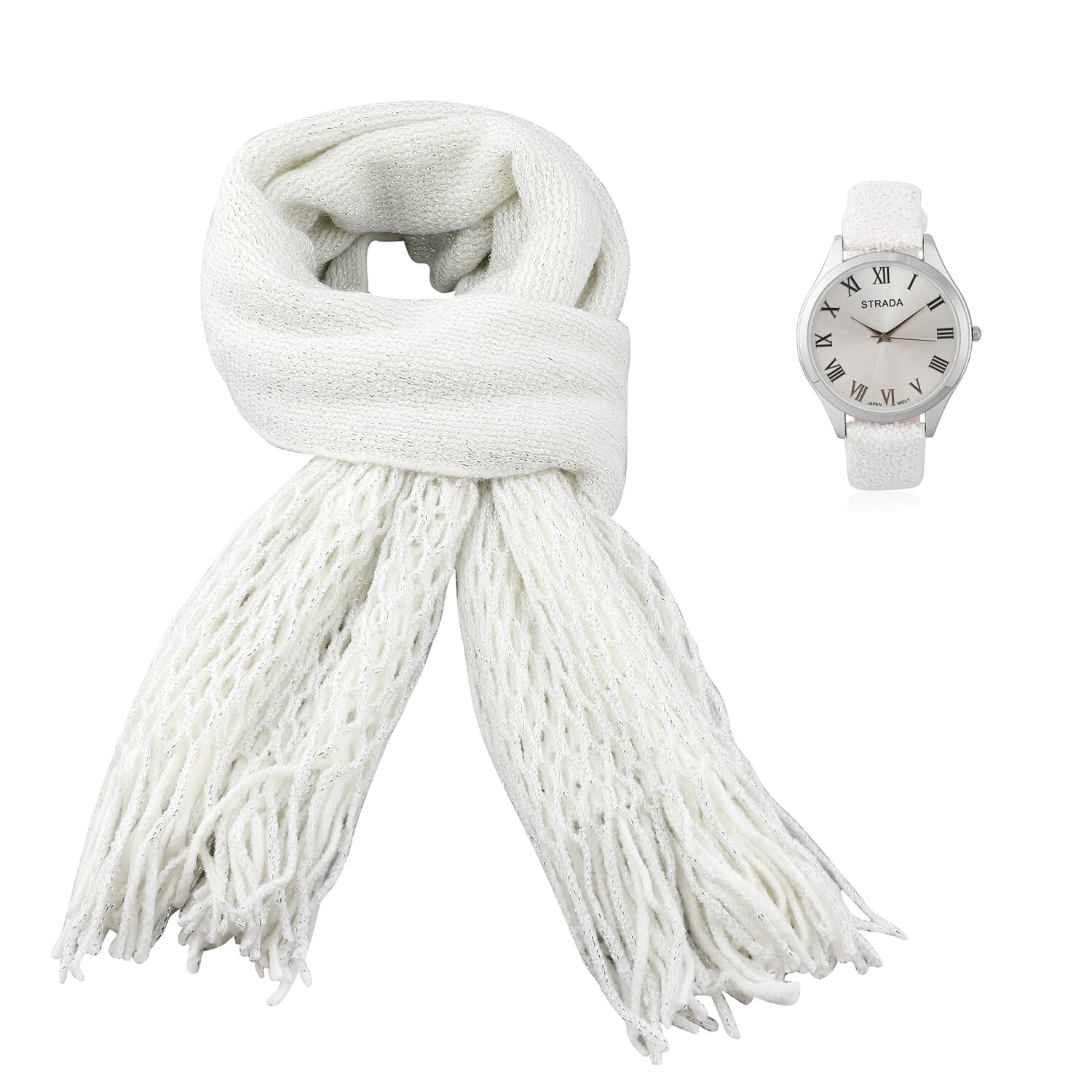 Head Scarf Strada Japanese Movement Watches for Women with Multi Sequin ...