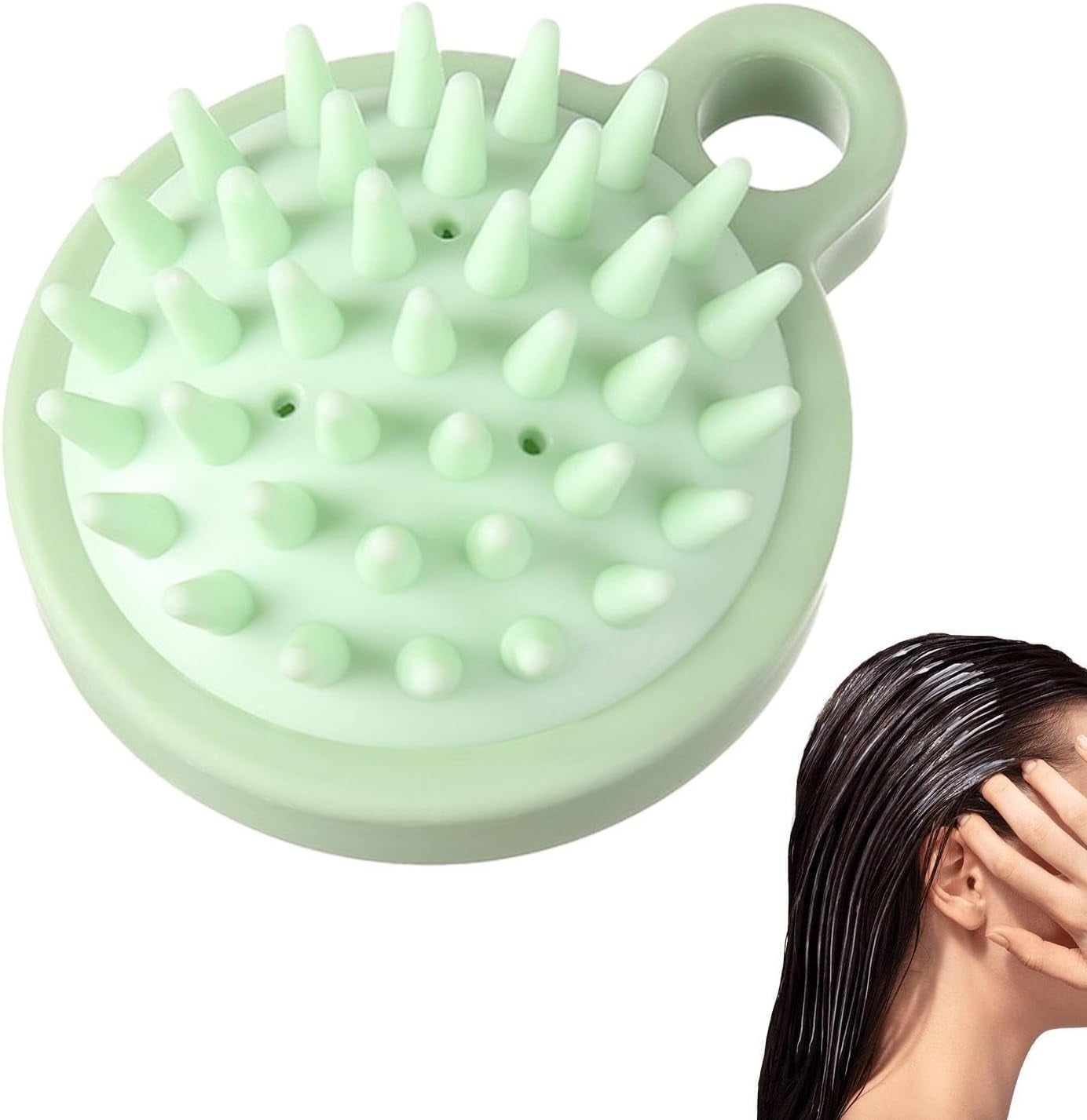 Head Scrubber Shower | Wet Dry Washing Scalp Brush for Head Relaxation ...