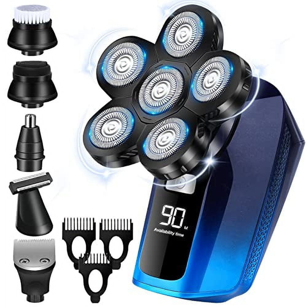 Head Shaver For Bald Men 6 In 1 Bald Head Shavers For Men Cordless