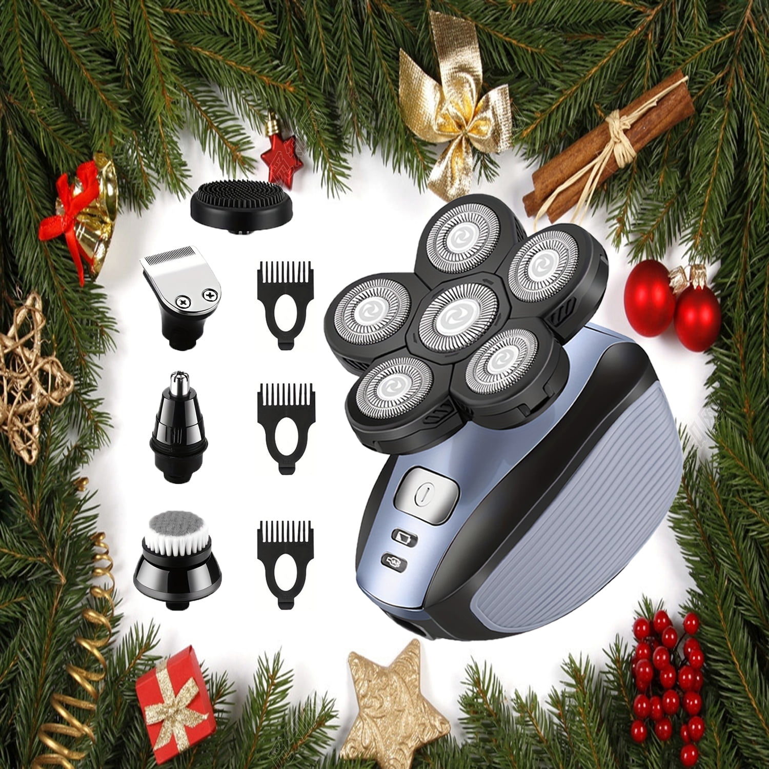 Head Shavers for Men Upgraded 5 in 1 Multifunctional Bald Head Shaver ...