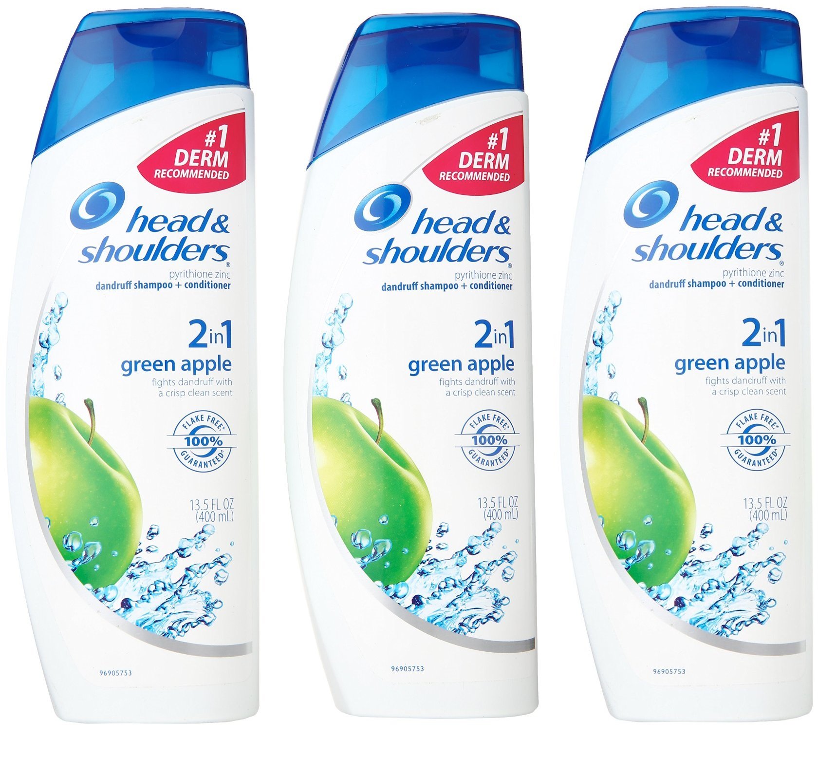 Head & Shoulders 2 In 1 Dandruff Shampoo + Conditioner, Green Apple 13. ...