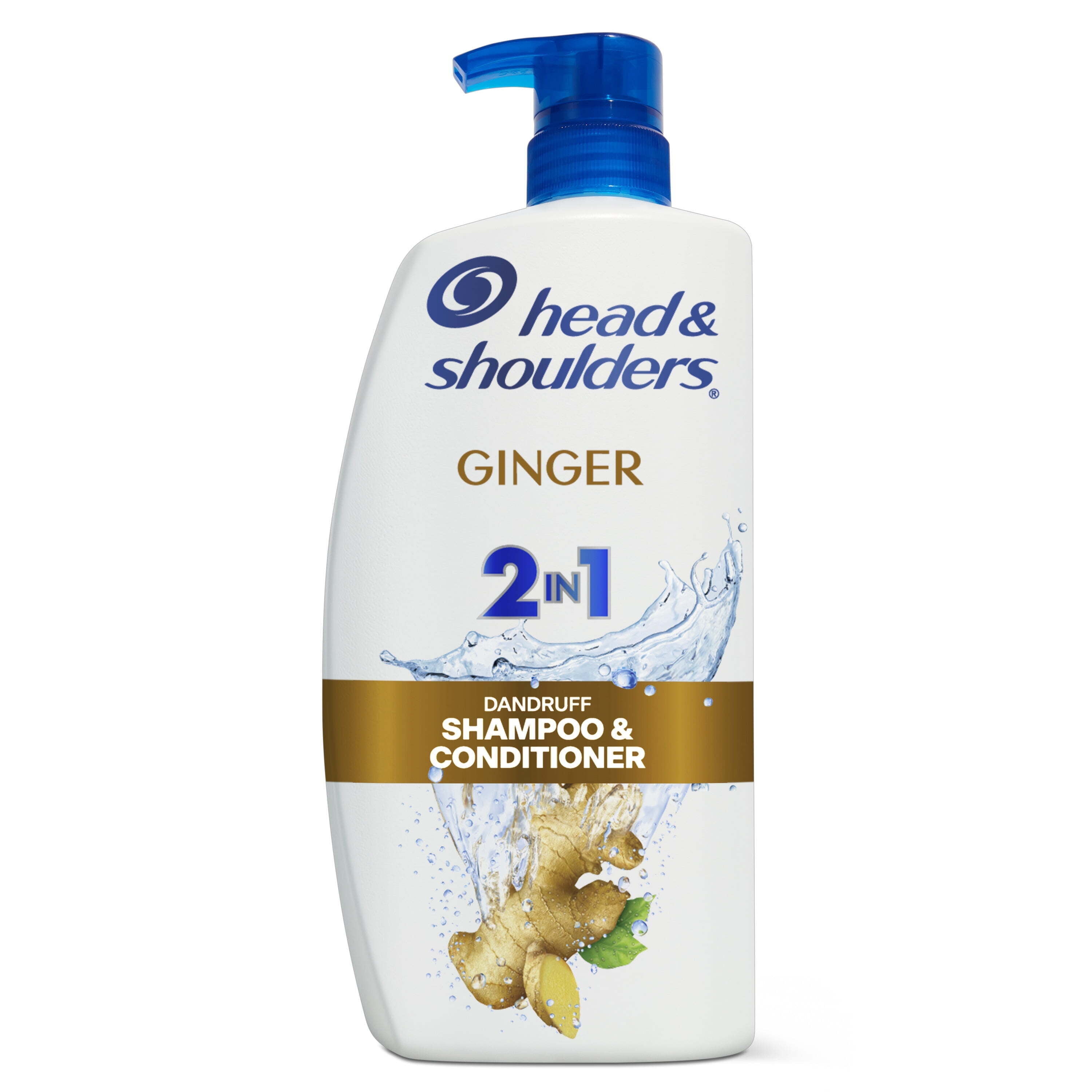 Head & Shoulders 2 in 1 Dandruff Shampoo and Conditioner, Ginger, 28.2 ...