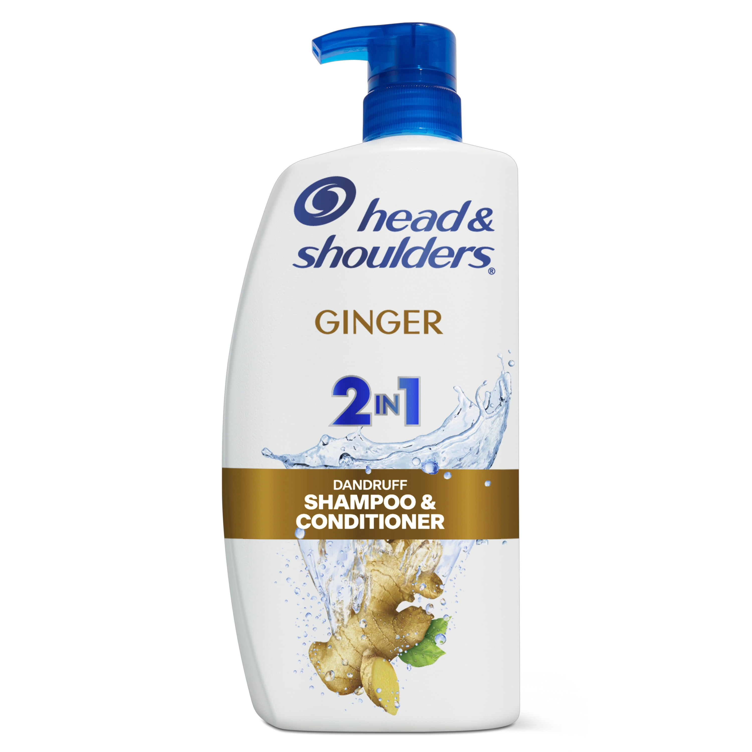 Head & Shoulders 2 in 1 Dandruff Shampoo and Conditioner, Ginger, 12.5 ...