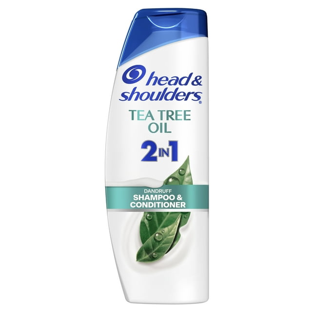 Head & Shoulders 2 in 1 Dandruff Shampoo and Conditioner, Tea Tree Oil, 12.5 fl oz - Walmart.com