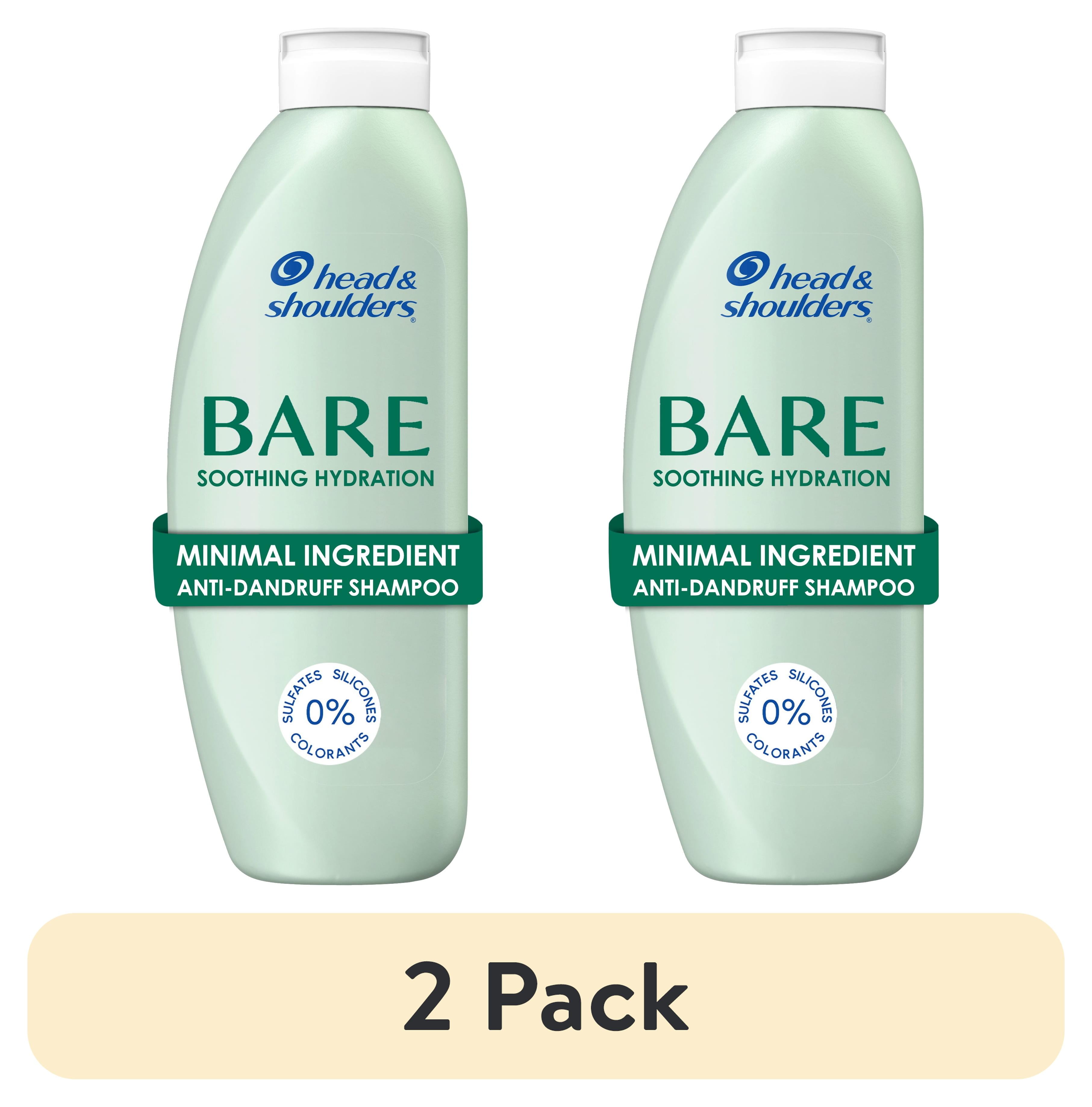 (2 pack) Head and Shoulders BARE Soothing Hydration Dandruff Shampoo ...