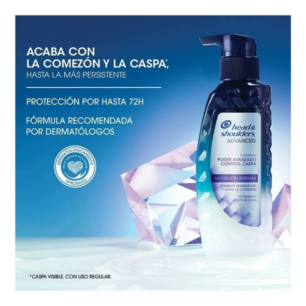 Head & Shoulders Advanced Intense Nutrition Shampoo Collagen and Olive ...